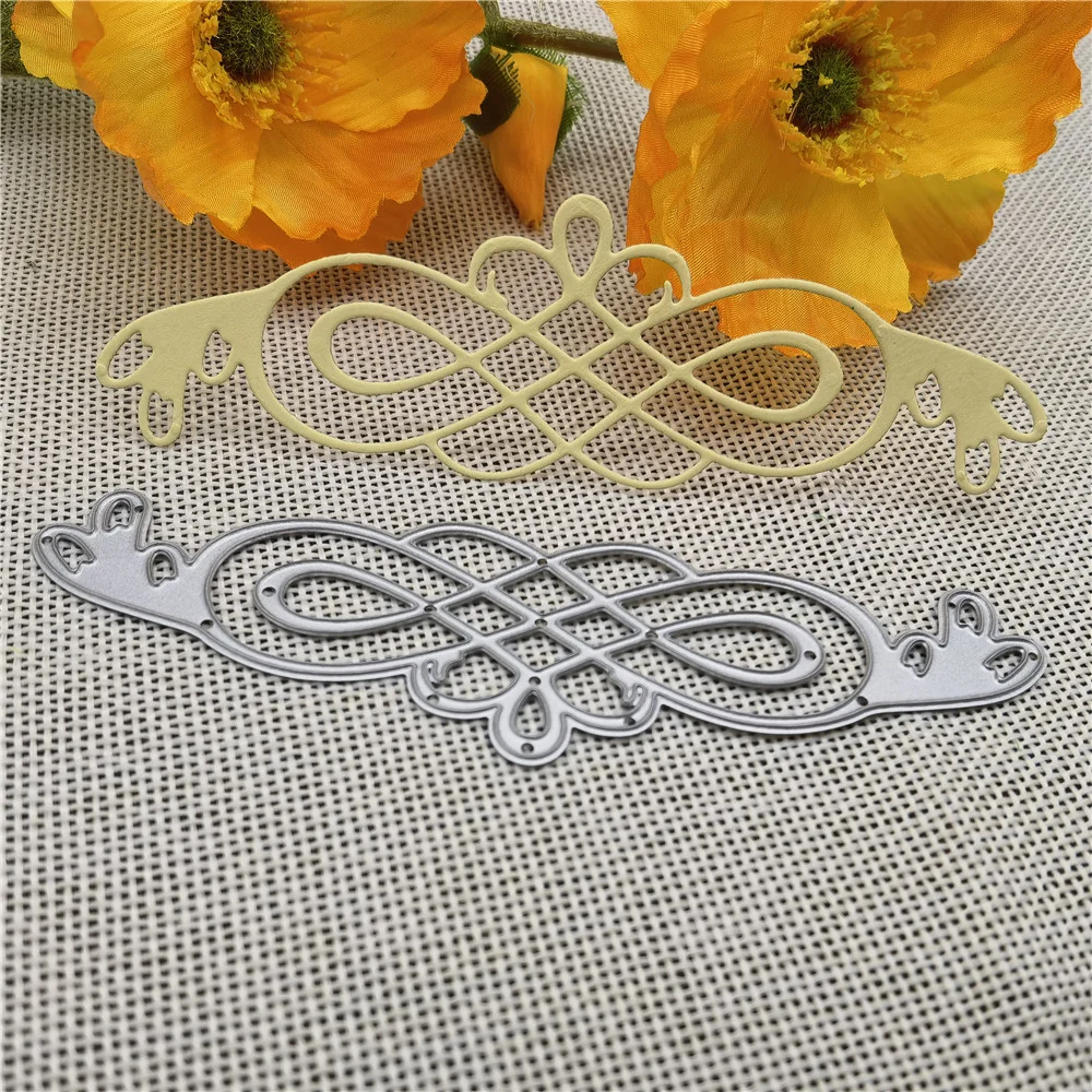 Nigikala lace Metal cutting dies mold Round hole label tag Scrapbook ...