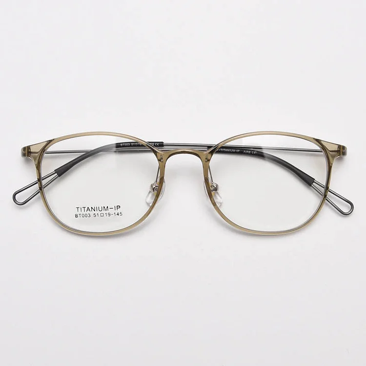 55800 Retro Ultra-Light Men Glasses Frame New Titanium Computer ...