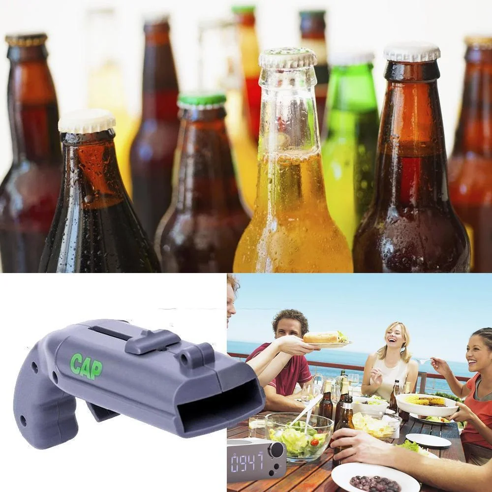 Cap Gun Beer Bottle Opener, Launcher Shooter Bottle Opener