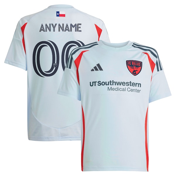 FC Dallas adidas Youth 2025 The Inferno Kit Replica Custom Jersey ...