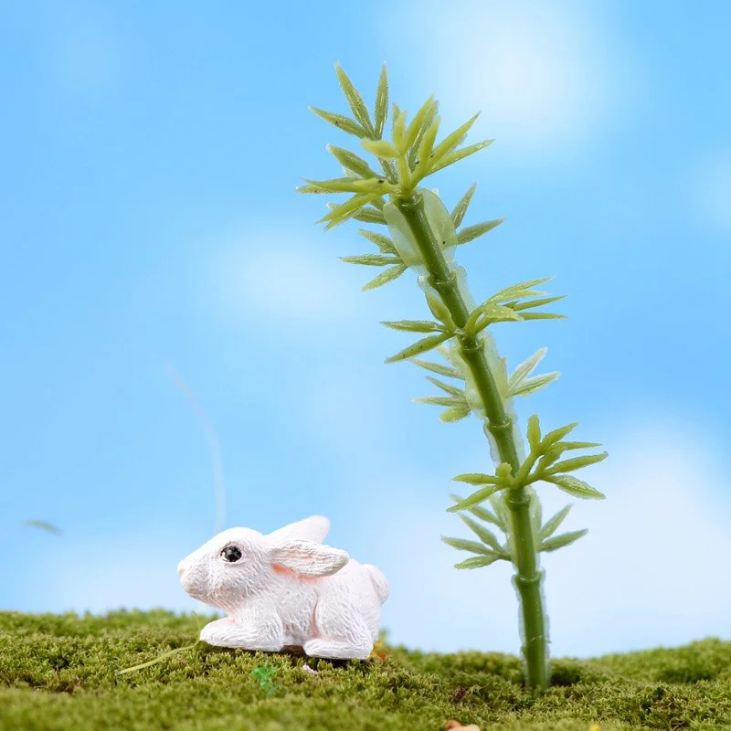 1 Pcs Garden Kawaii Mini Sakura Miniatures Simulation Trees Plastic ...