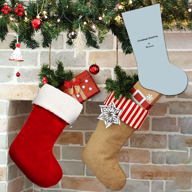 Christmas Stocking Sewing Template - Instructions Included