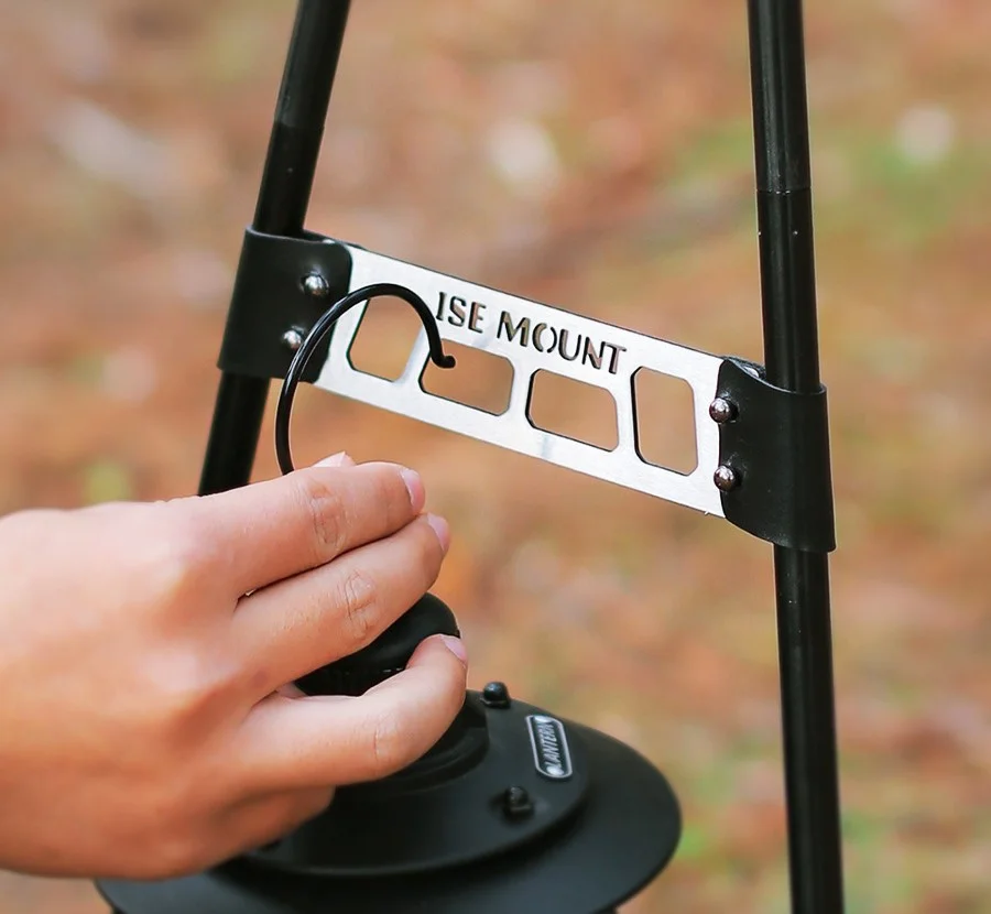 Outdoor camping equipment multifunctional tripod side hangers stainless ...