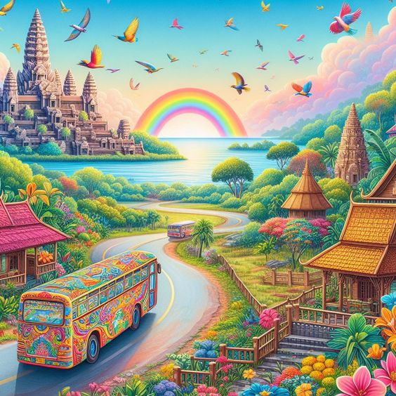 DIY Painting By Numbers | Landscape - 40cm*40cm