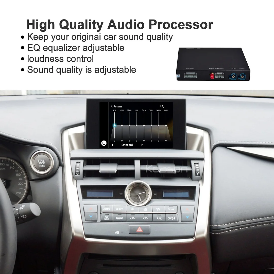 koason Wireless Apple CarPlay Android Auto box for Lexus LS ES NX IS LC ...