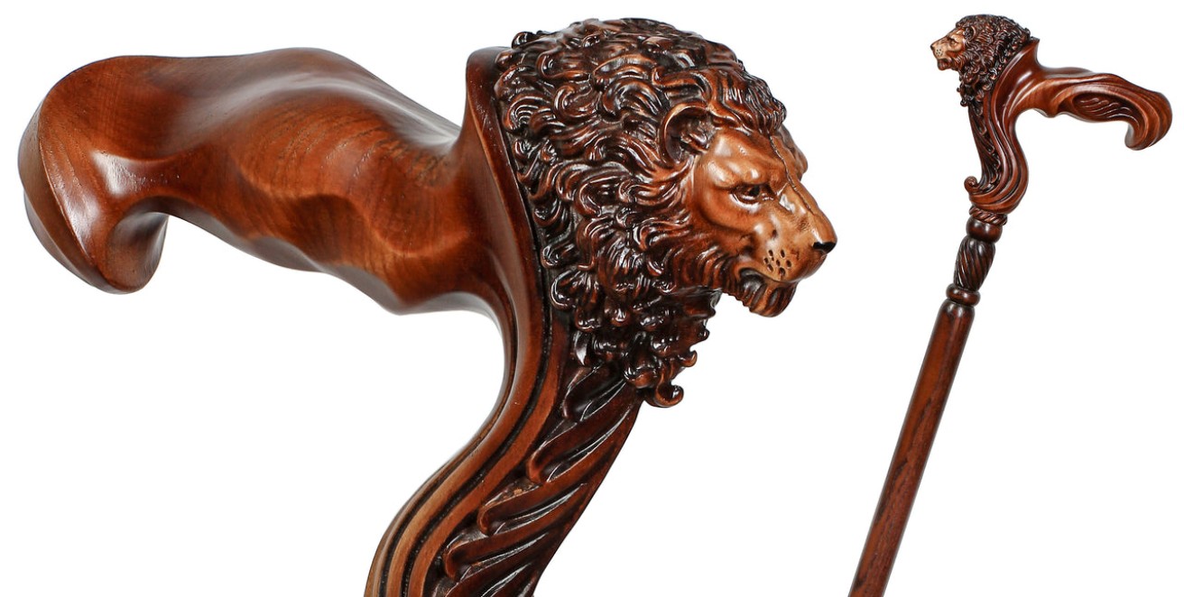 Hand Carved Wooden Walking Stick