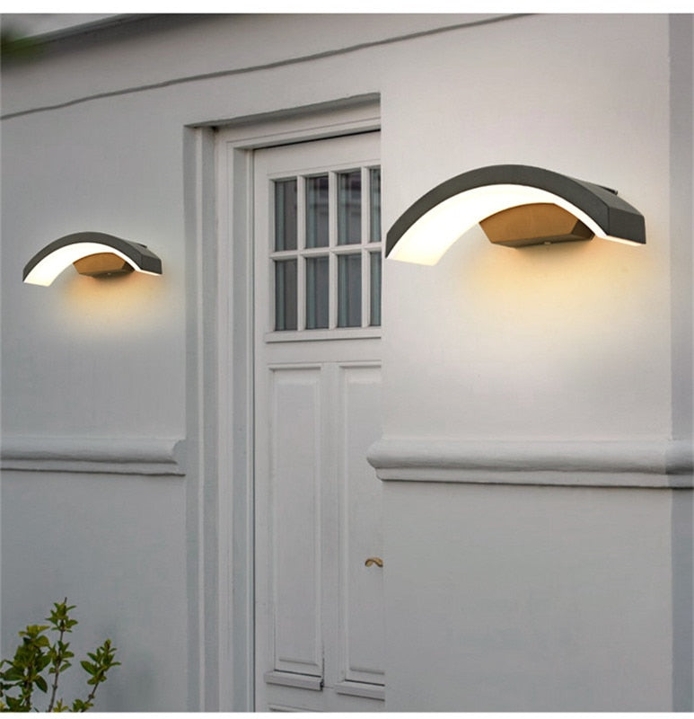 24w LED Outdoor Waterproof Walkway Front Door Garden Porch Wall Light ...