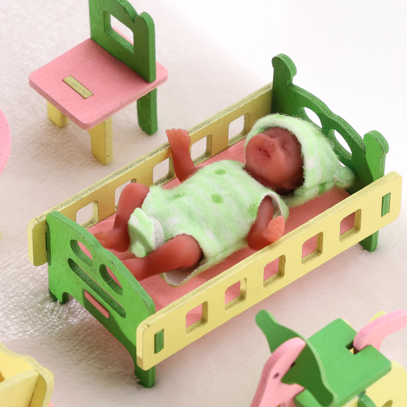 4.5 Inches Mini Adorable Full Body Silicone Extremely Flexible Baby Doll