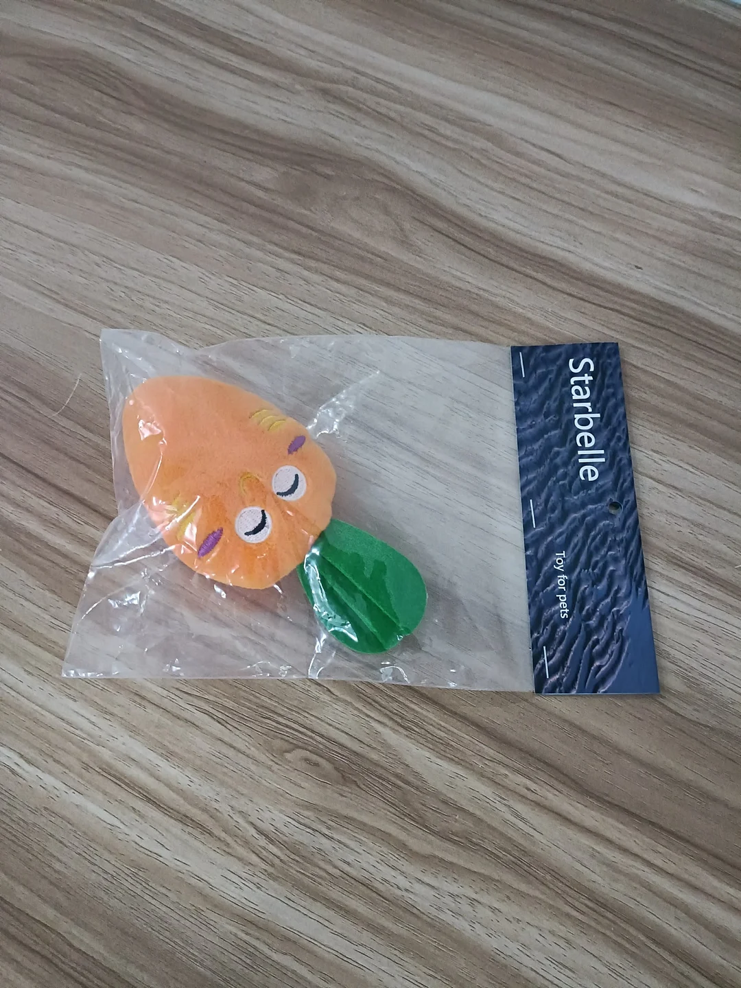 Starbelle Toy For Pets Puppy Chew Toy Carrots, Durable, Puppy Teeth Cleaner