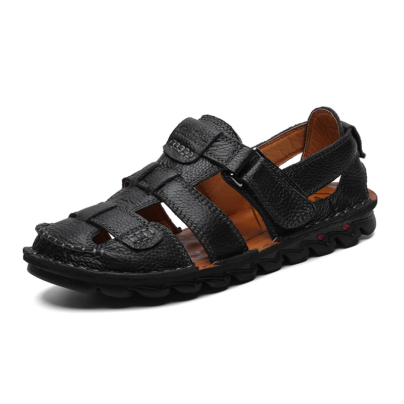 Men's Handmade Cutout Fisherman Sandals