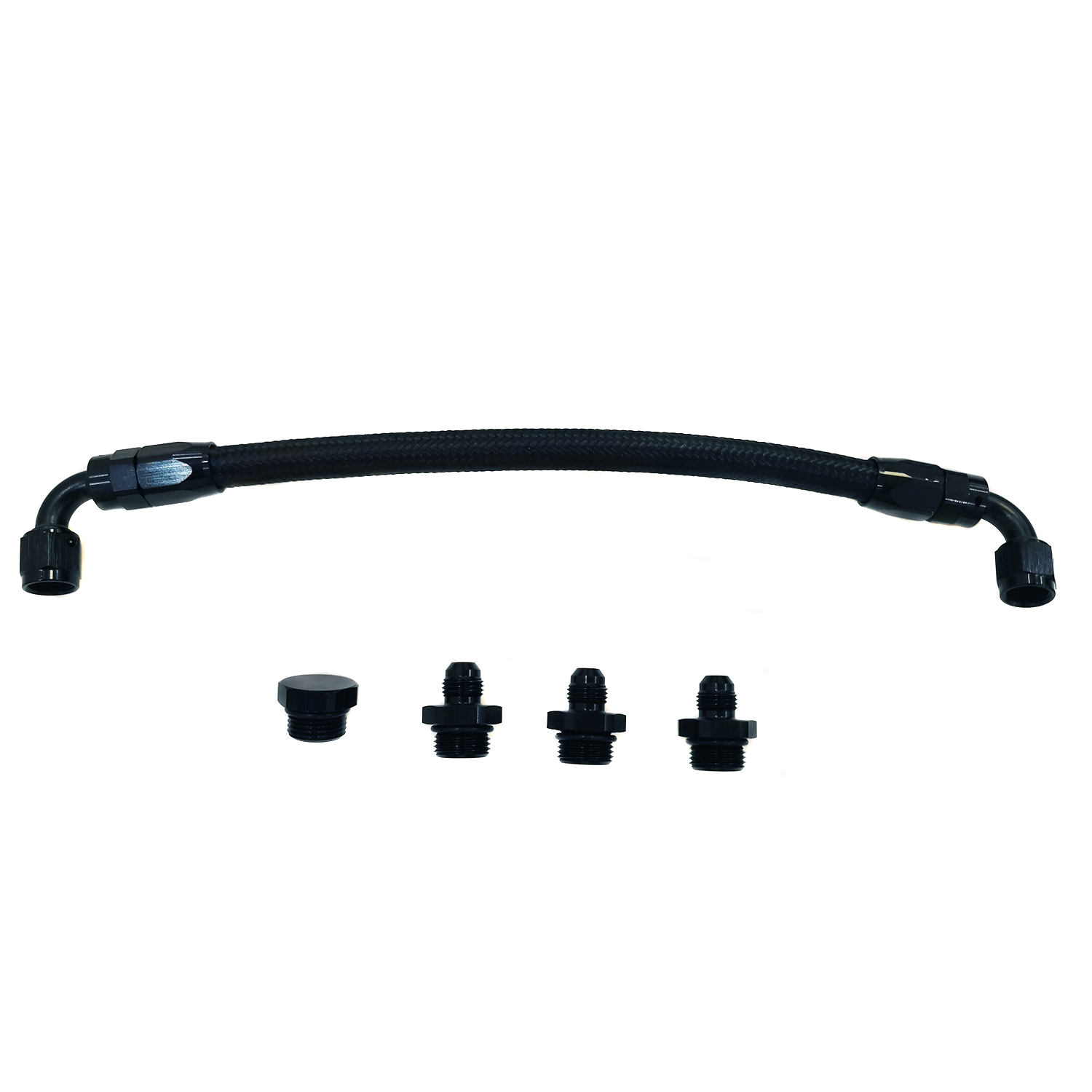 Alloyworks ZZZ -6AN -8ORB Fuel Rail Manifold Crossover Kit / Fast Ls1 ...