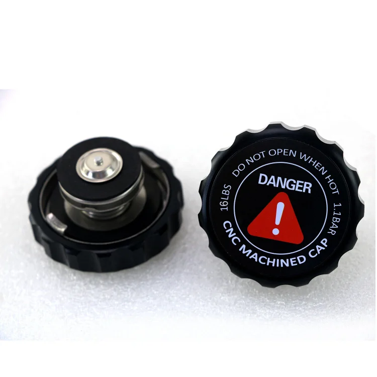 Notch Grip 1.1Bar CNC Machined Weld On Radiator Cap 16LB