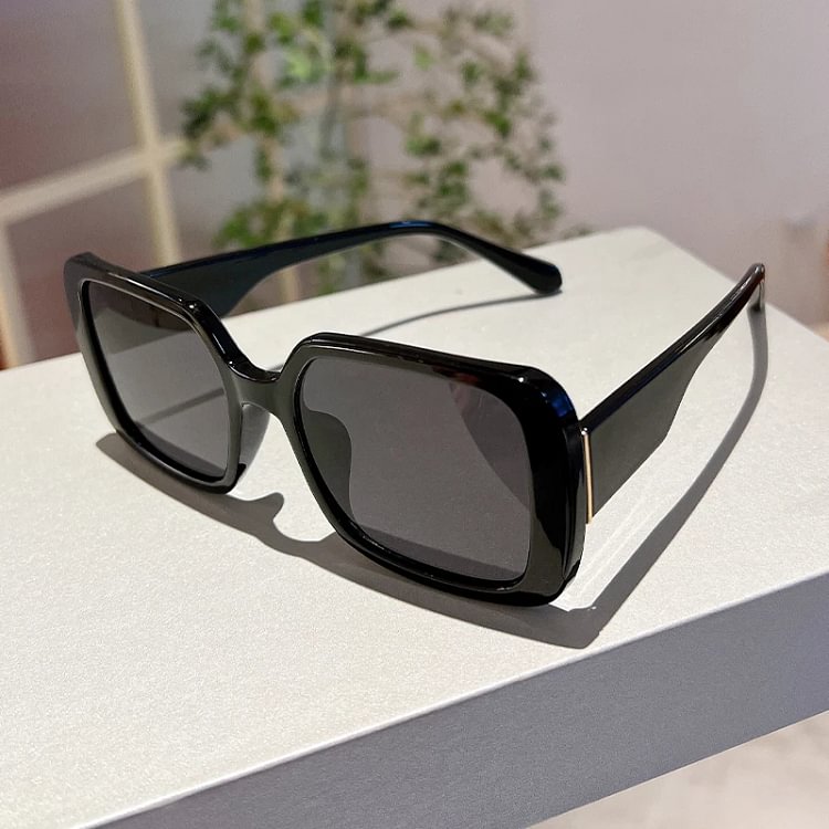 KAMMPT Vintage Square Sunglasses Women Stylish Oversized Candy Color ...