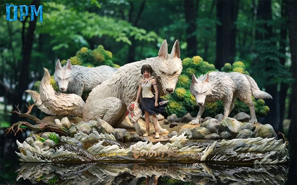 Hayao Miyazaki Desktop Little Scene Series 007 Princess Mononoke ...