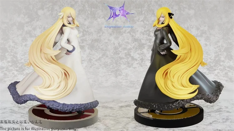 1/20 & 1/8 Scale World Zukan Champion Cynthia - Pokemon Resin Statue ...