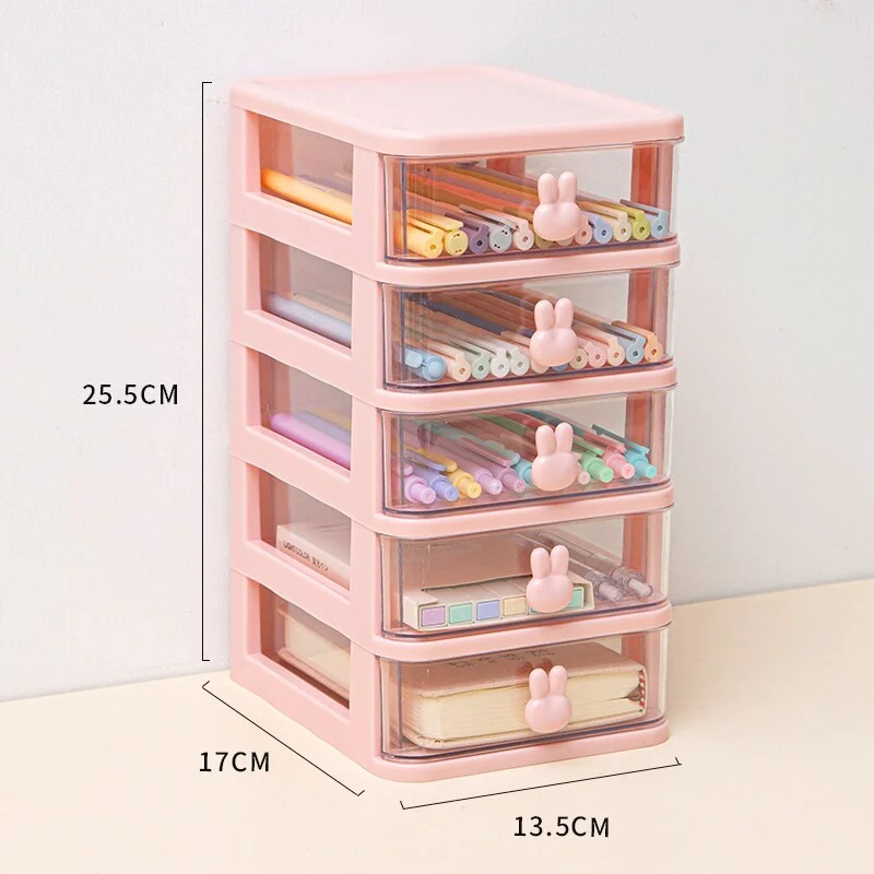 Nigikala Desktop Stationery Storage Box Drawer Rack Multi-layer ...