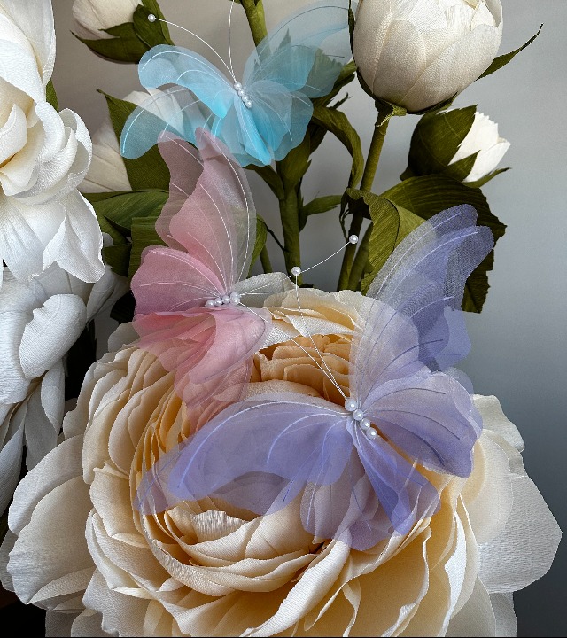 Giant Silk Butterfly Pattern Templates-With Instructions