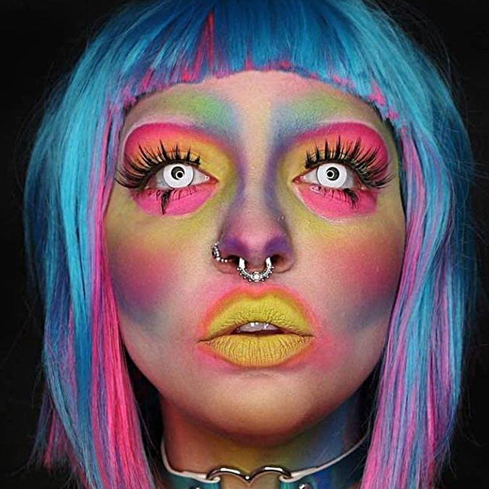 Whiteout Halloween Contacts