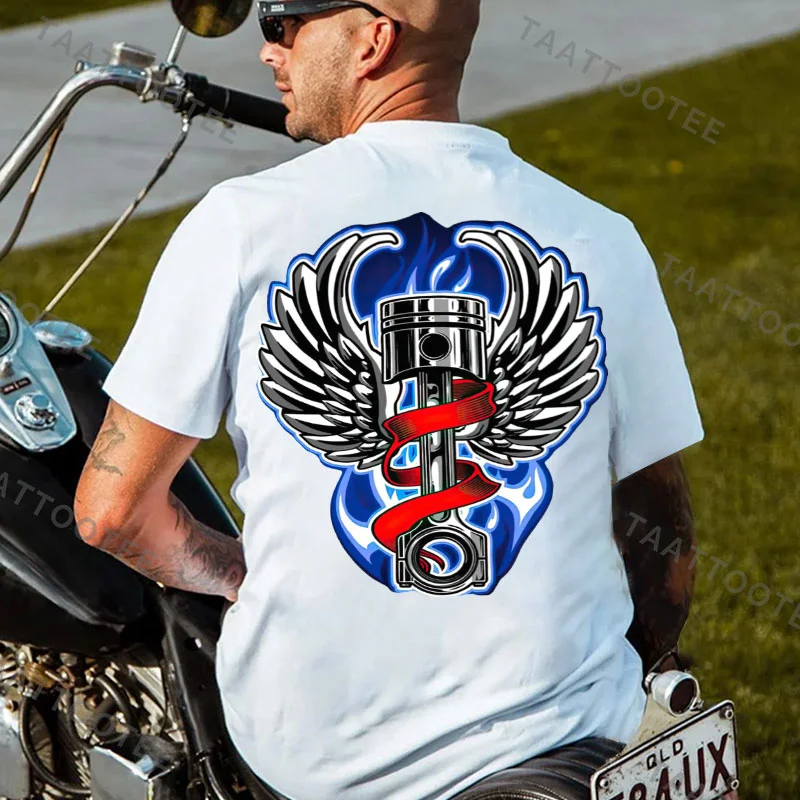 Flying Piston Print Men's T-shirt