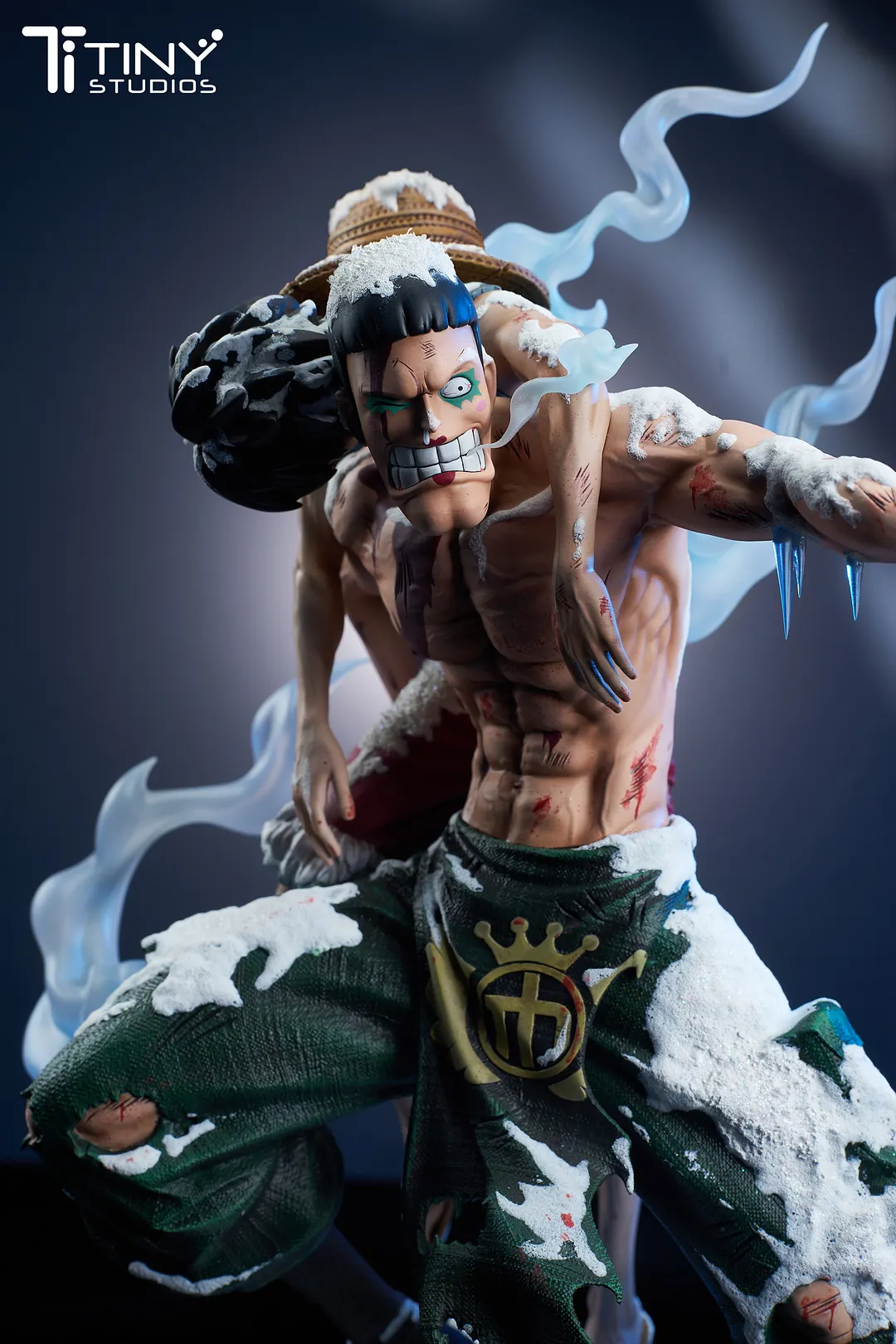 1/6 Scale Mr. 2 Bon Clay/ Bentham & Monkey D. Luffy - ONE PIECE Resin ...