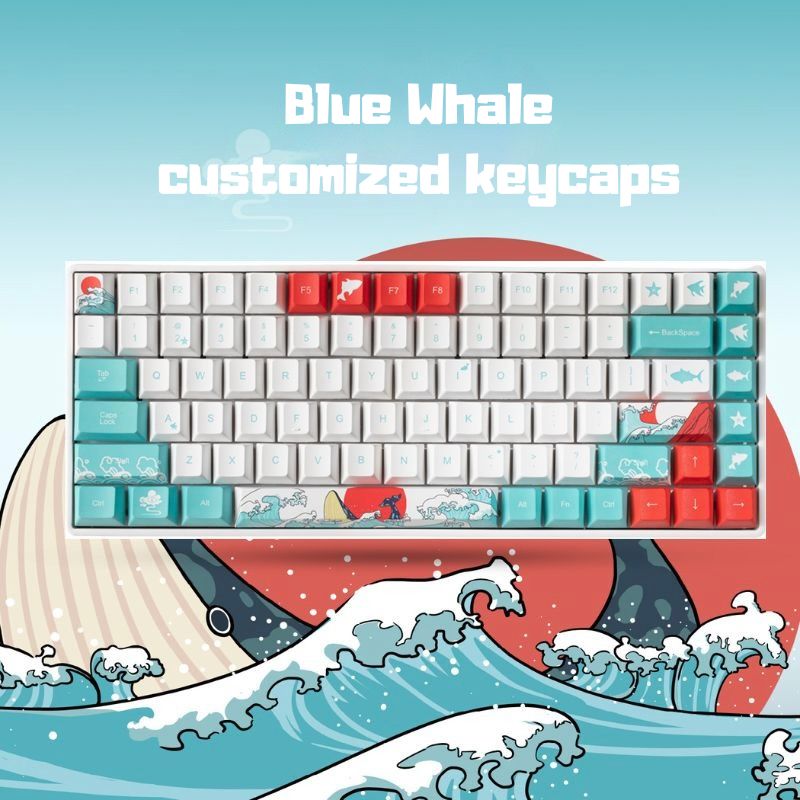Blue Whale PBT Keycaps