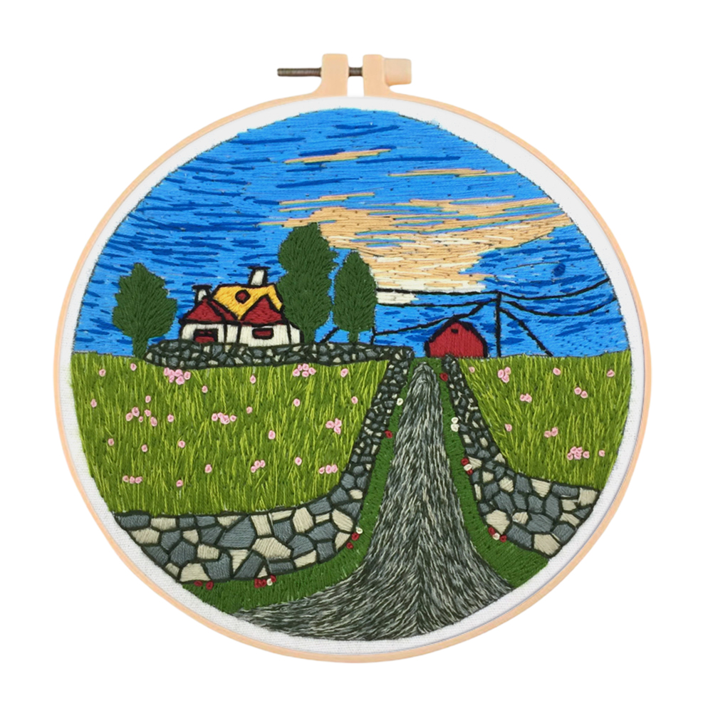 Embroidery Stamped Cross Stitch - Rural Life (30*30cm)