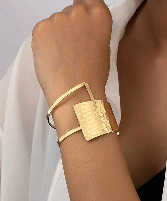 Original Design Gold Metal Adjustable Bangle