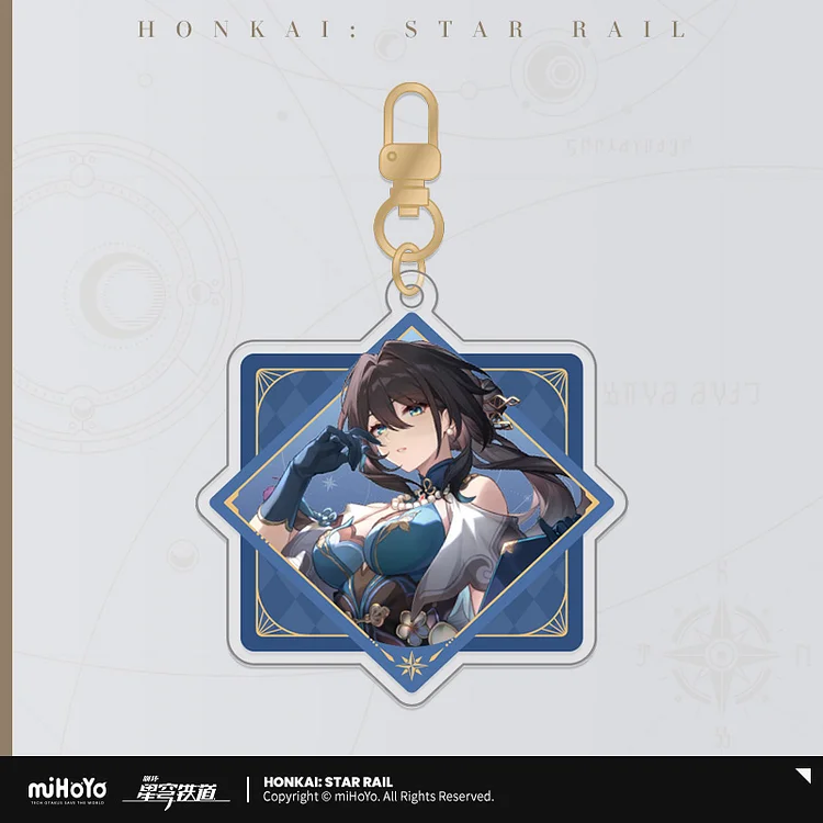 HSR Merch Keychains[Original Honkai Official Merchandise]