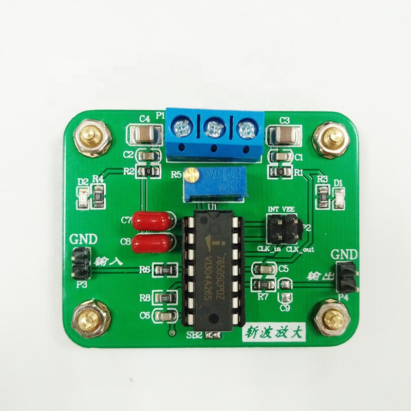 DC Signal Amplification Weak Signal Acquisition ICL7650 Single Supply ...