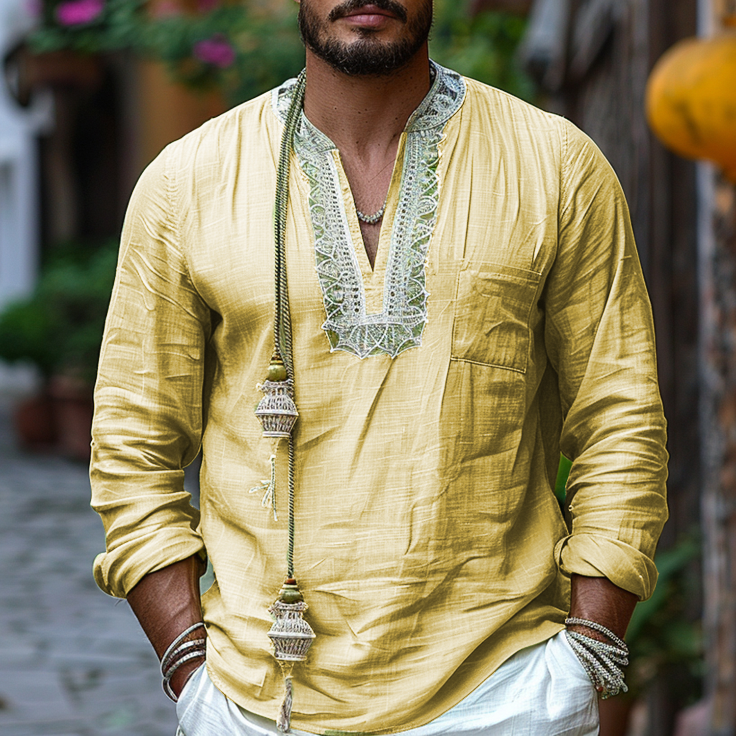 Simple Lace Design Shirt