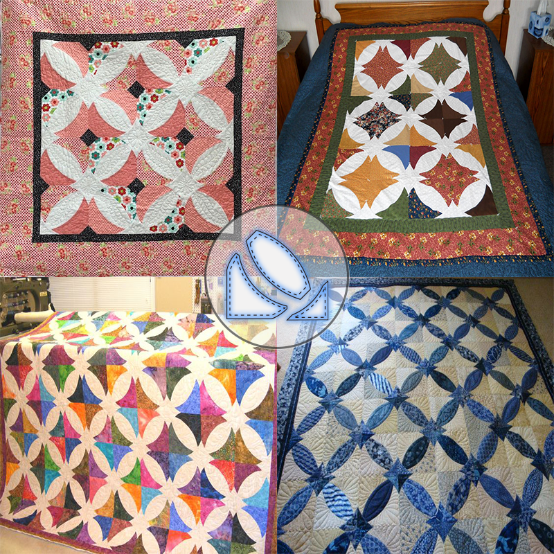 Victor s Bouquet Quilt Template Set With Instructions