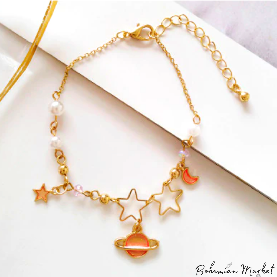 Boho Love Bracelet Collection - 'Saturn Love'