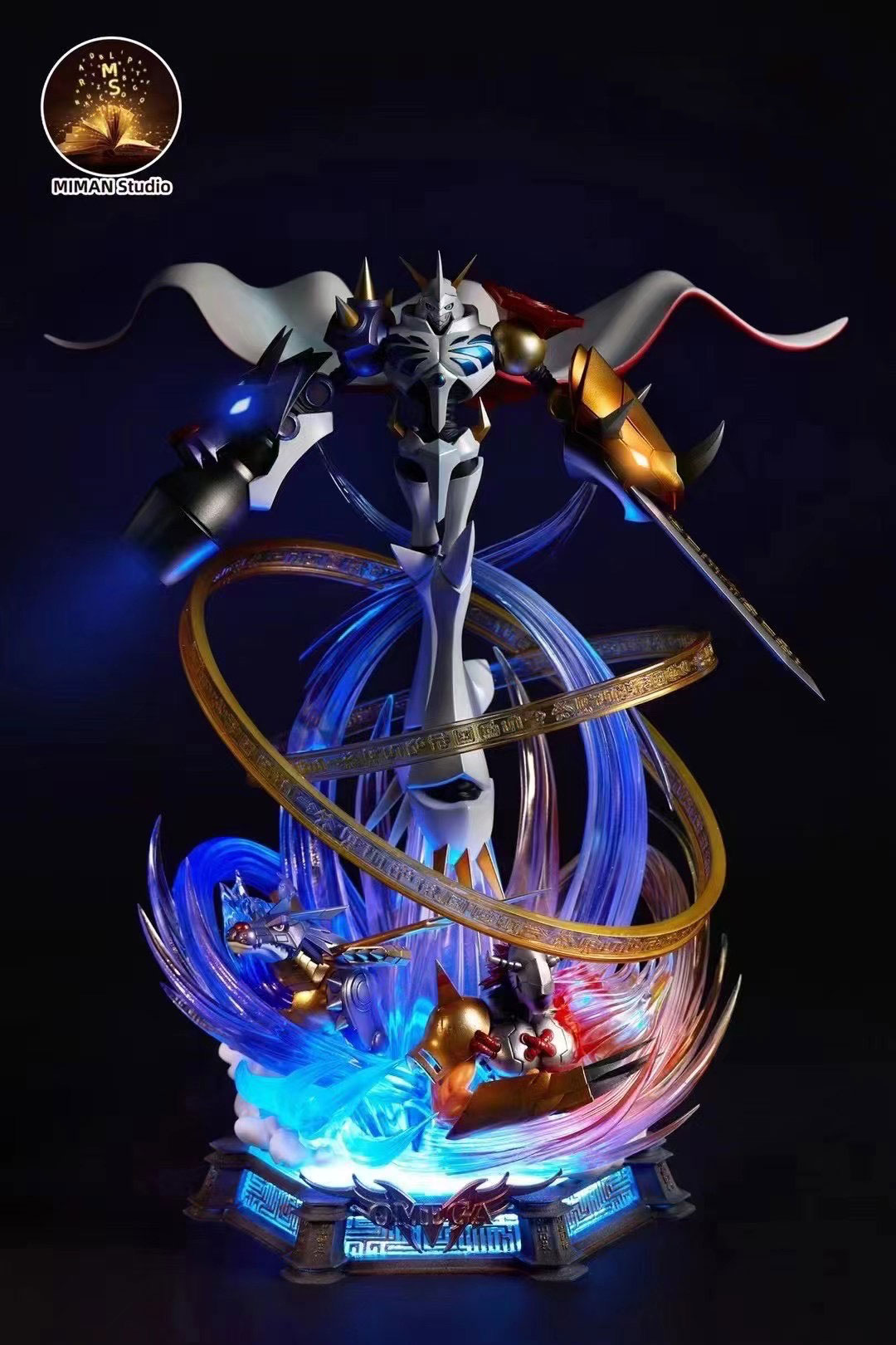Omegamon with LED - Digimon Resin Statue - MIMAN Studios [In Stock]