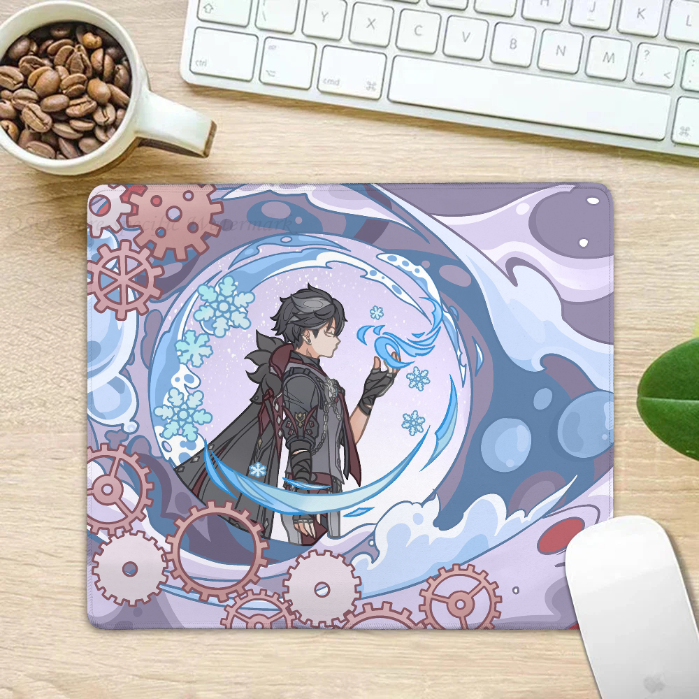 1 pc Genshin Impact Wriothesley Floor Mat Small LockEdge Mouse Pad