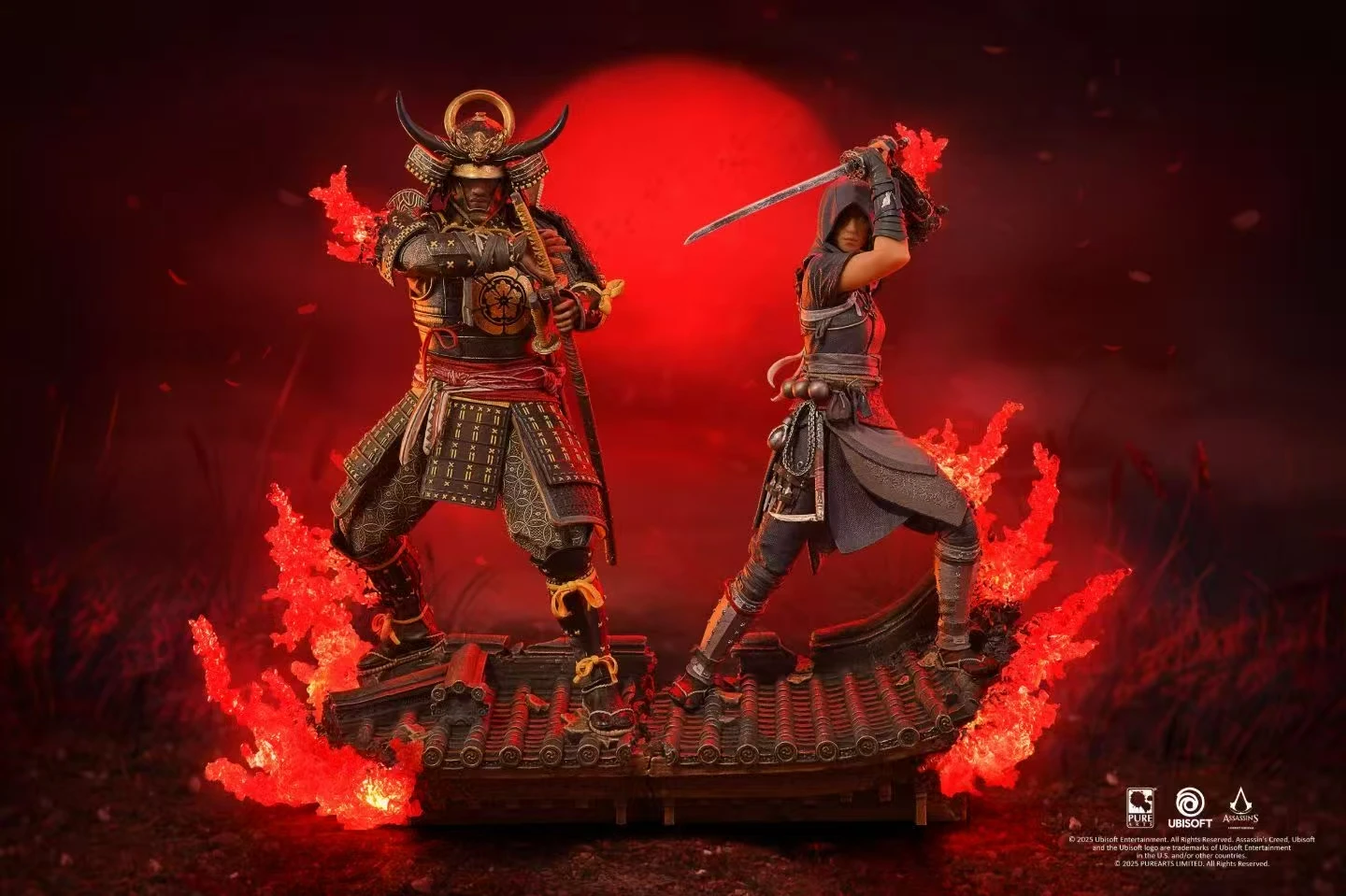 1/8 Scale Yasuke & Fujibayashi Naoe with LED - Assassin's Creed Shadows ...