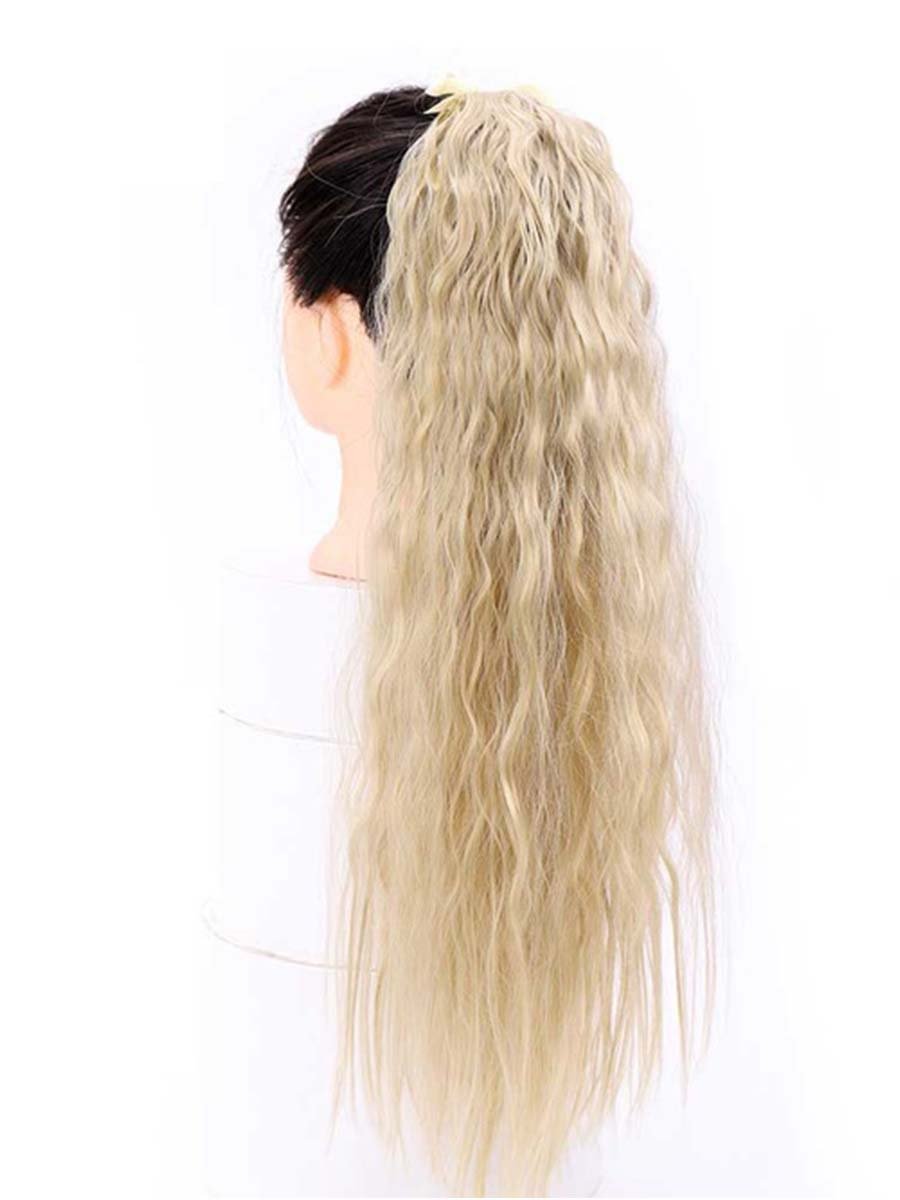 Extension Wig Long Curly Drawstring Ponytail