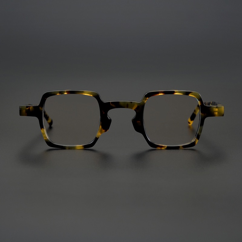 Vintage small square glasses frame male myopia optical frame female ...