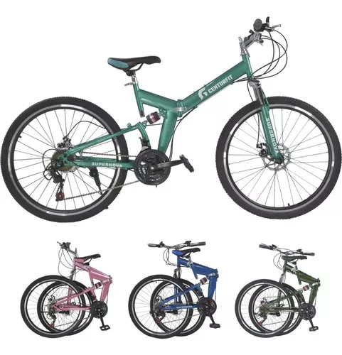 Mountain bike plegable Centurfit MKZ-BICPLEMO26 21v cambios Saiguan 42 ...