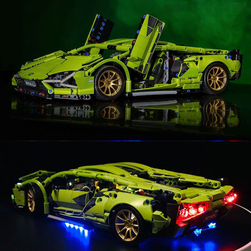 LEGO Lambo Cyber Remote Control Racing Car Model Puzzle Assembly ...