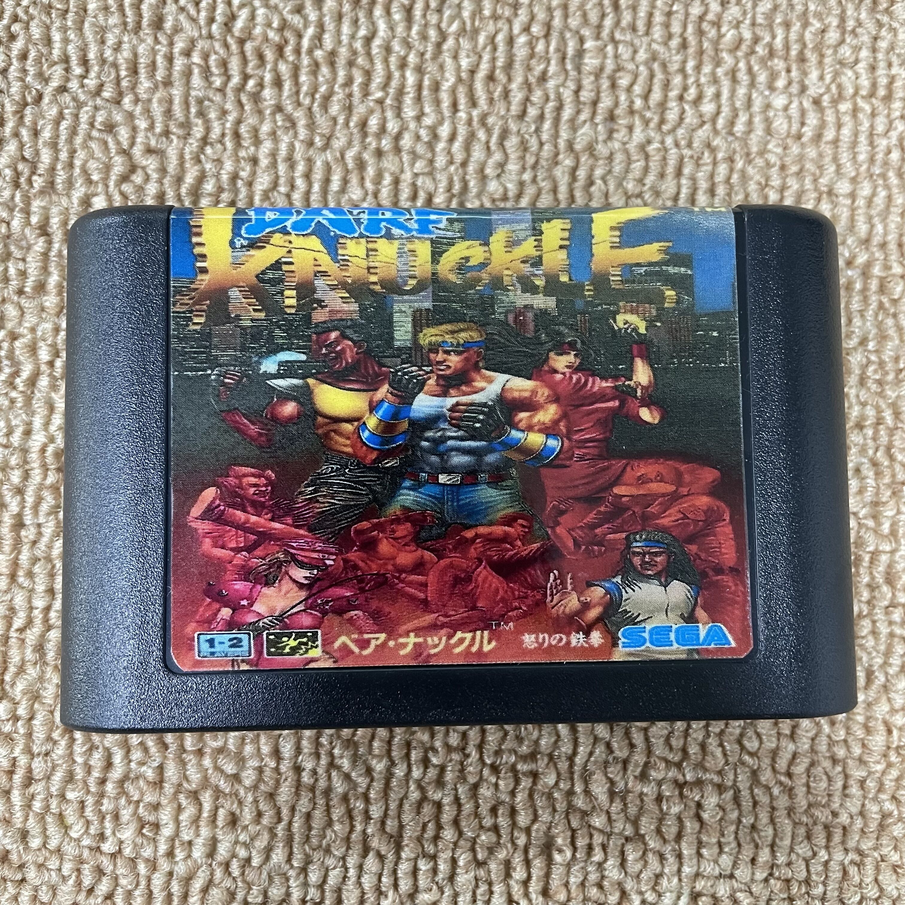 16 Bit Game Card - Bare Kunckle 1 For SEGA Genesis & Mega Drive Game ...