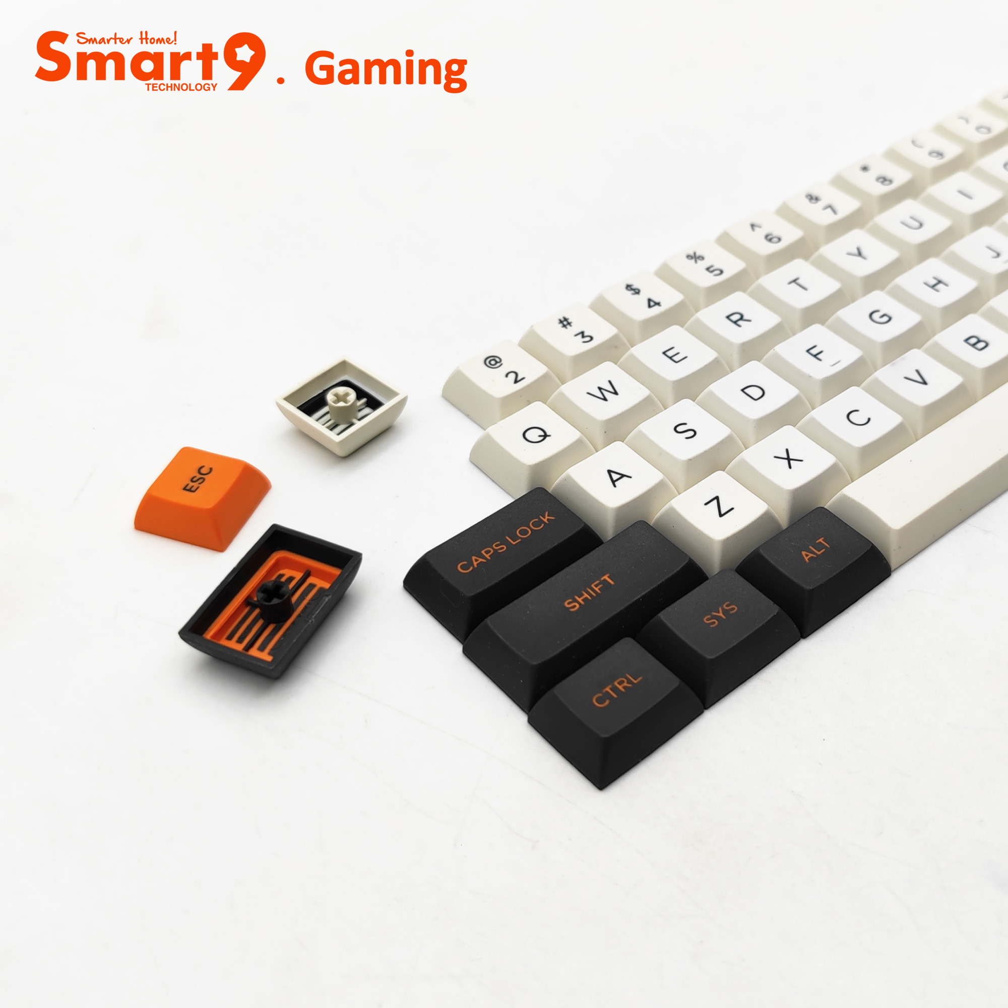 Smart9 DSA Keycaps PBT Double Shot Carbon Colorway For Cherry Gateron ...