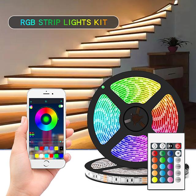 Intelligent Dimming App Control Flexible Led Strip Lights 15M (3x5M ...
