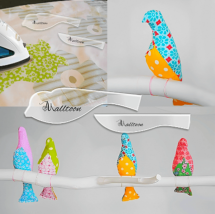 Cute Fabric Birds Pattern|Easy DIY Decoration