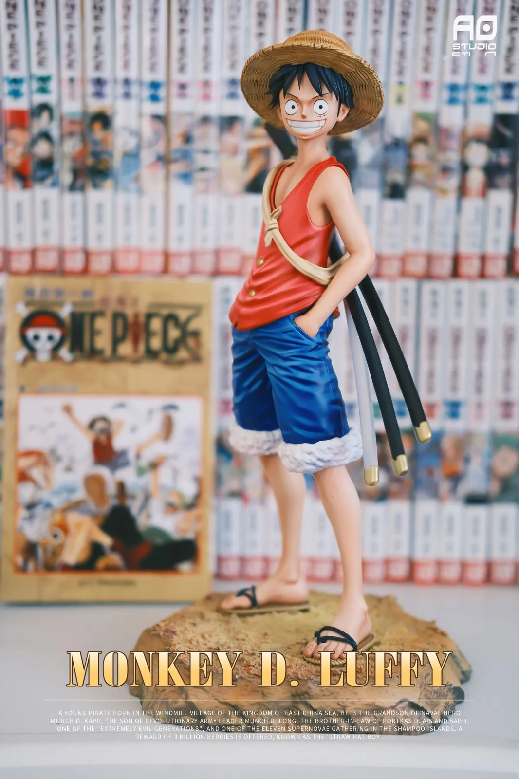 POP & 1/6 Scale Initial Departure Monkey D. Luffy - ONE PIECE Resin ...