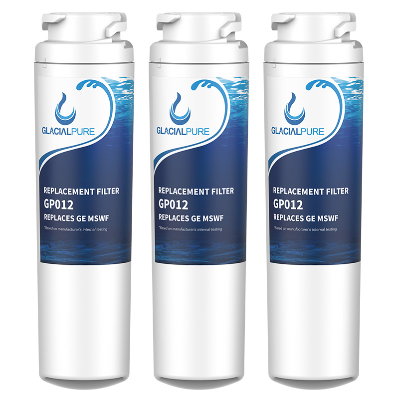 GlacialPure MSWF, GE SmartWater MSWF, 101820A, 101821B Water Filter 3 Packs