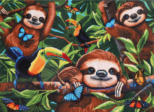 Animal Cute Sloth (canvas) full round or square drill diamond painting