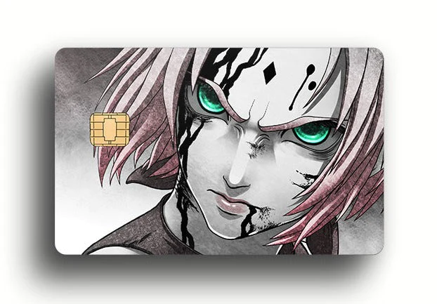 SAKURA FURY CREDIT CARD STICKER
