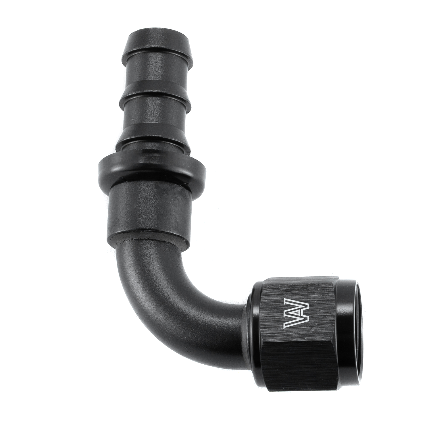-10AN to 10 AN 90 Degree Push Lock Swivel Hose End Fitting fit Rubber ...