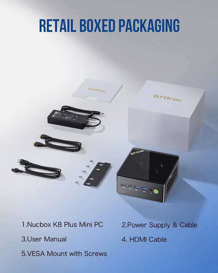 AMD Ryzen 7 8845HS Mini PC--NucBox K8 Plus