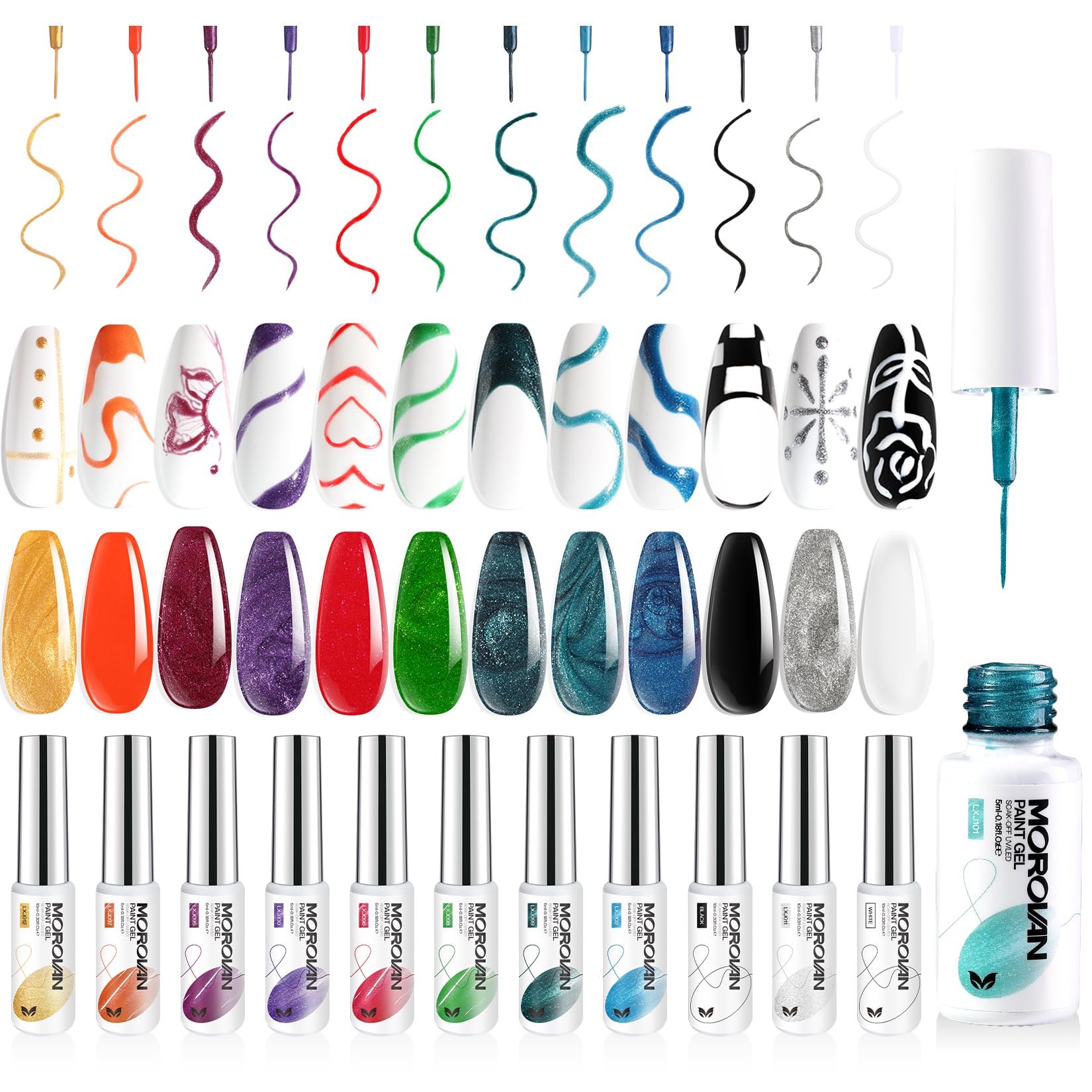 Acrylic Nails Poly Nail Gel Nail Polish Essentials & Powder | MOROVAN